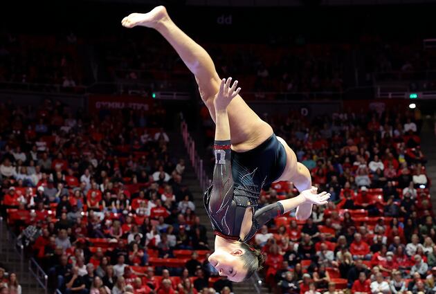 Maile O’Keefe ties the all-time perfect 10 record at Utah, Red Rocks ...