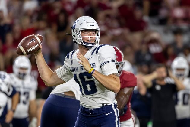 What Utah State’s Cooper Legas, Levi Williams showed vs. Alabama ...