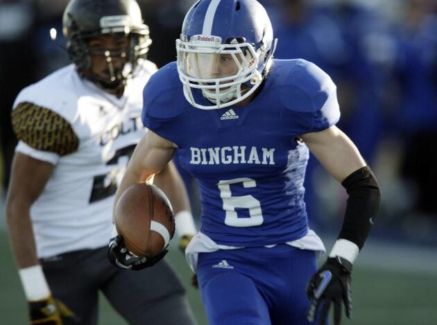 High school football: Bingham's football team occupies customary ...