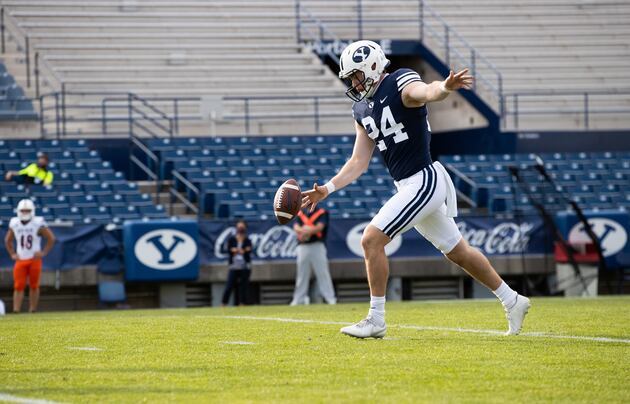 BYU football: Cougars’ new punter not complaining about lack of work ...