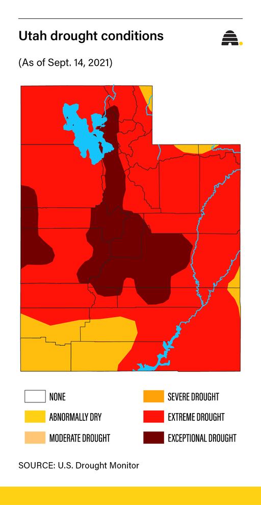 Utah drought 2021: Did Utahns actually save any water this summer ...