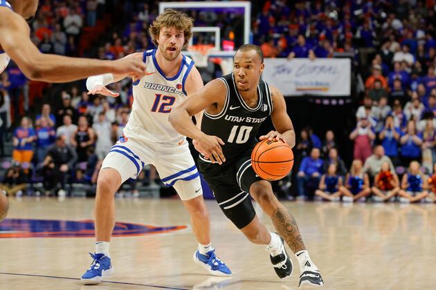 Darius Brown II leads No. 18 Utah State over Boise State in OT ...