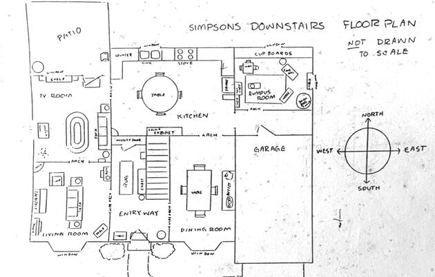 ‘The Simpsons’: Official house floor plan released by former writer ...