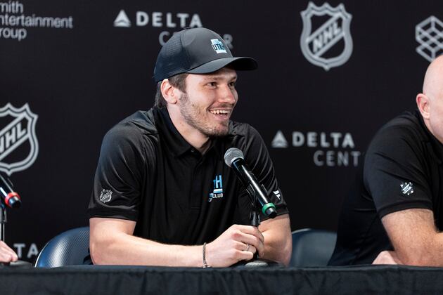 Meet Mikhail Sergachev, a top player for the Utah Hockey Club – Deseret ...